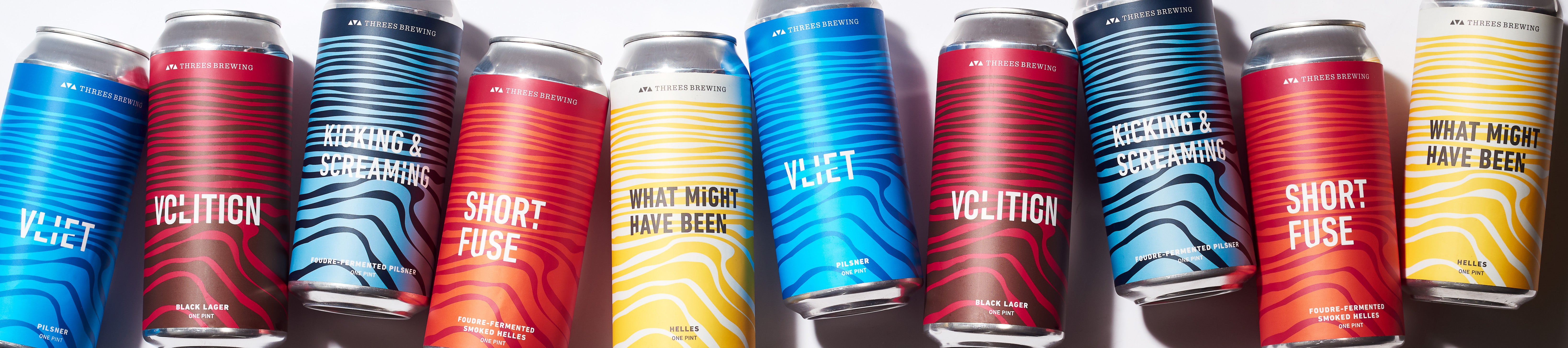 Buy Fresh Craft Lager and Pilsner Beer - Threes Brewing