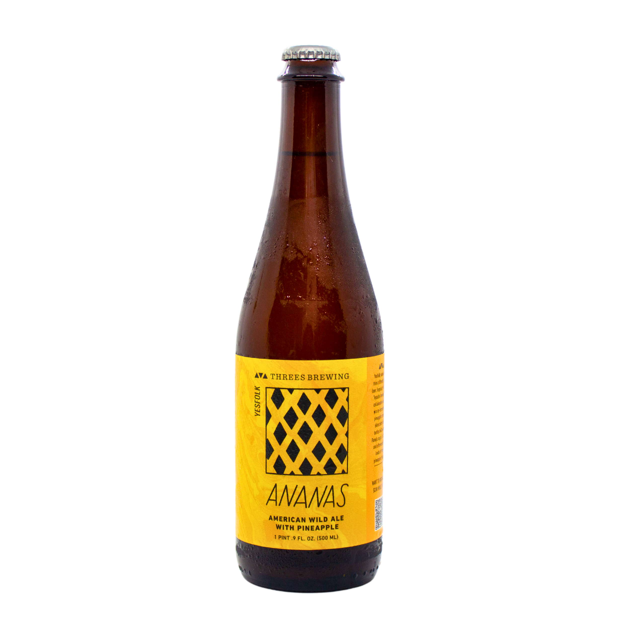 Ananas (American Wild Ale Aged With Pineapple) 500ml – Threes Brewing